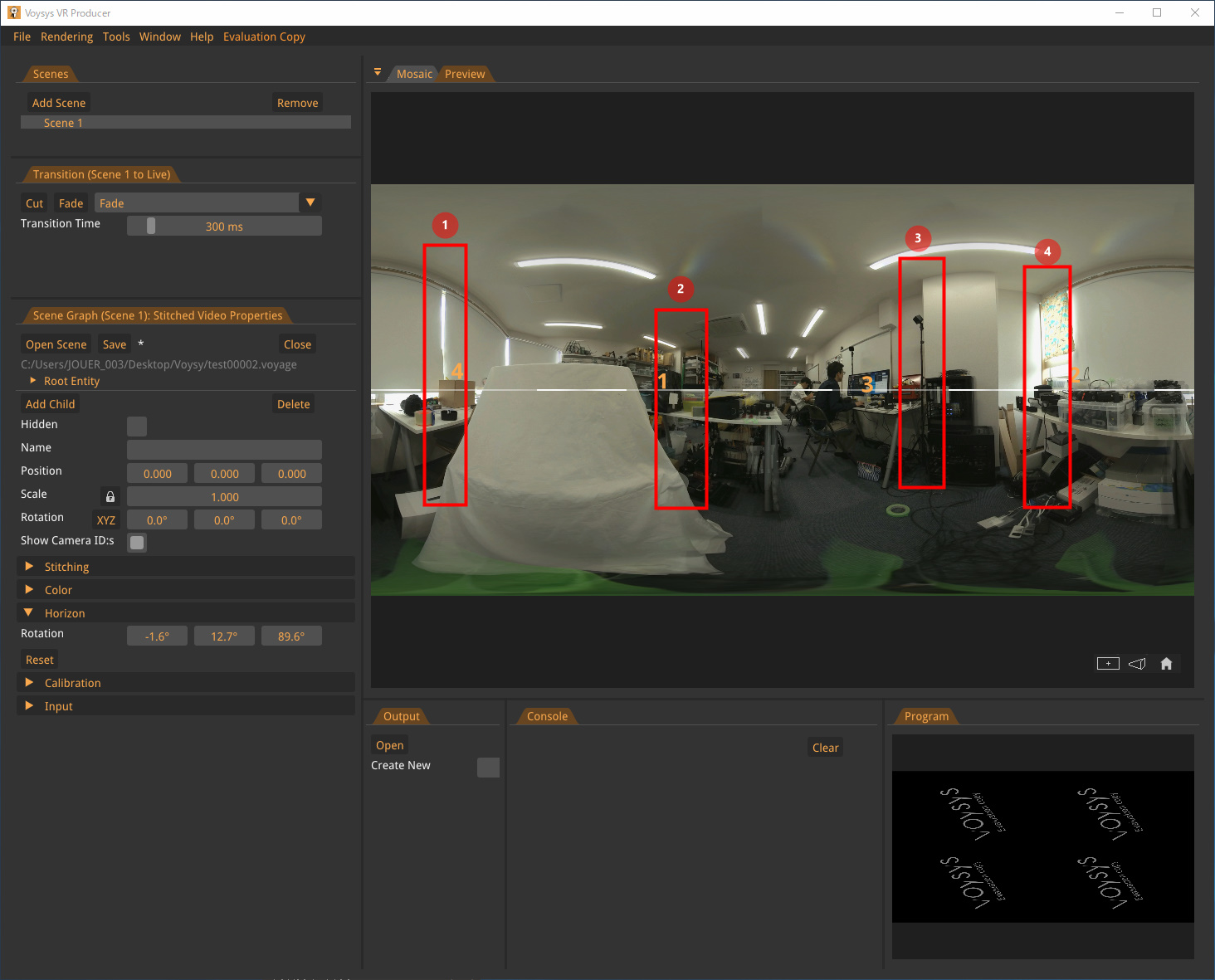 1.基礎：8K対応360度ライブ配信ソフト「VOYSYS VR Producer（Version 3.x）」の使い方～360度カメラの認識、ソフト初期設定、キャリブレーション、調整方法 ...