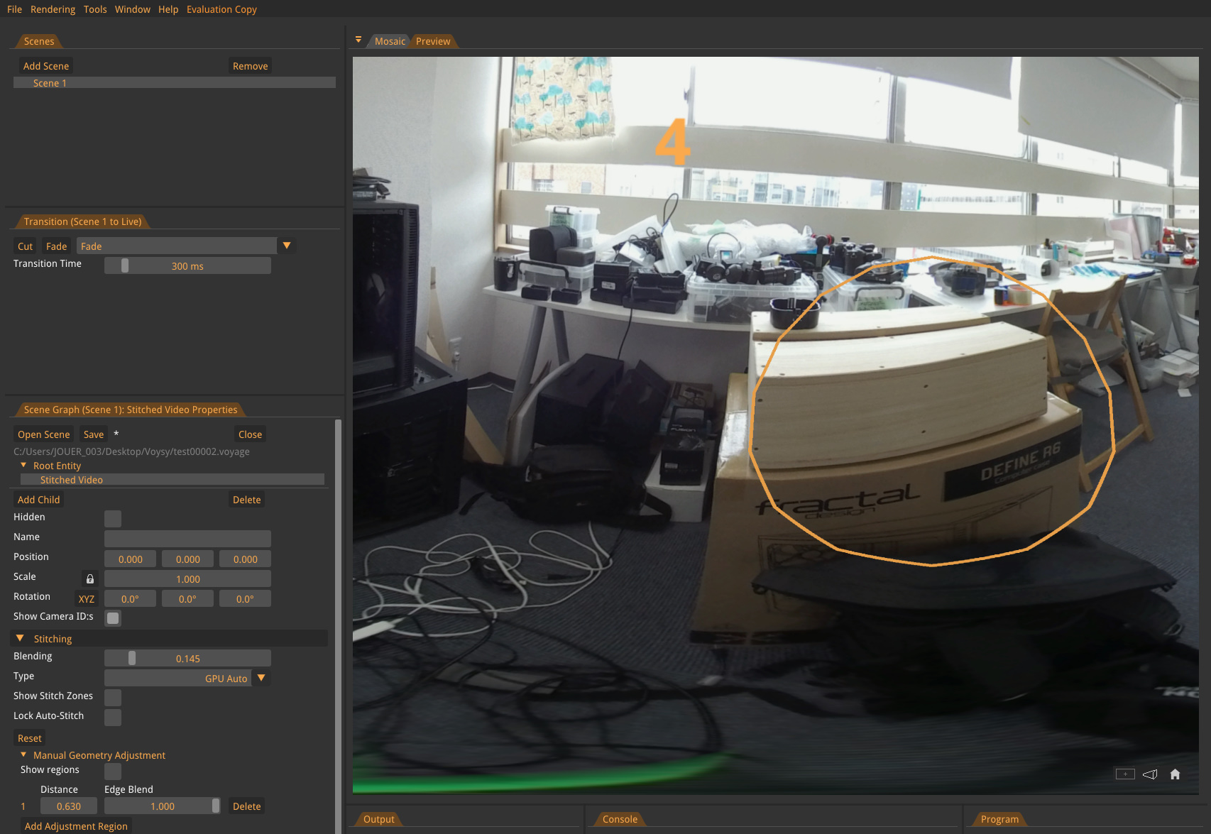 2.ステッチ調整：8K対応360度ライブ配信ソフト「VOYSYS VR Producer（Version 3.x）」の使い方～ステッチタイプ、ステッチ調整、ブレンディング等の機能説明 ...
