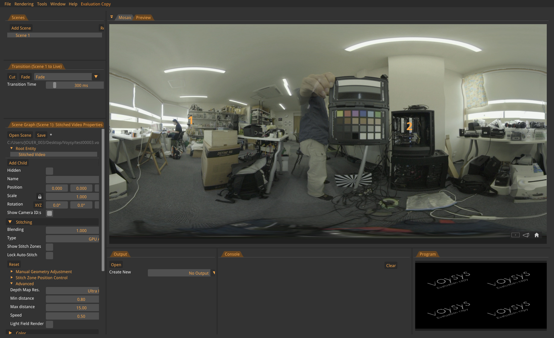 4.LUTファイルを適用：8K対応360度ライブ配信ソフト「VOYSYS VR Producer（Version 3.x）」の使い方～ Slog2、LUTファイルダウンロード、カラーパスポート ...