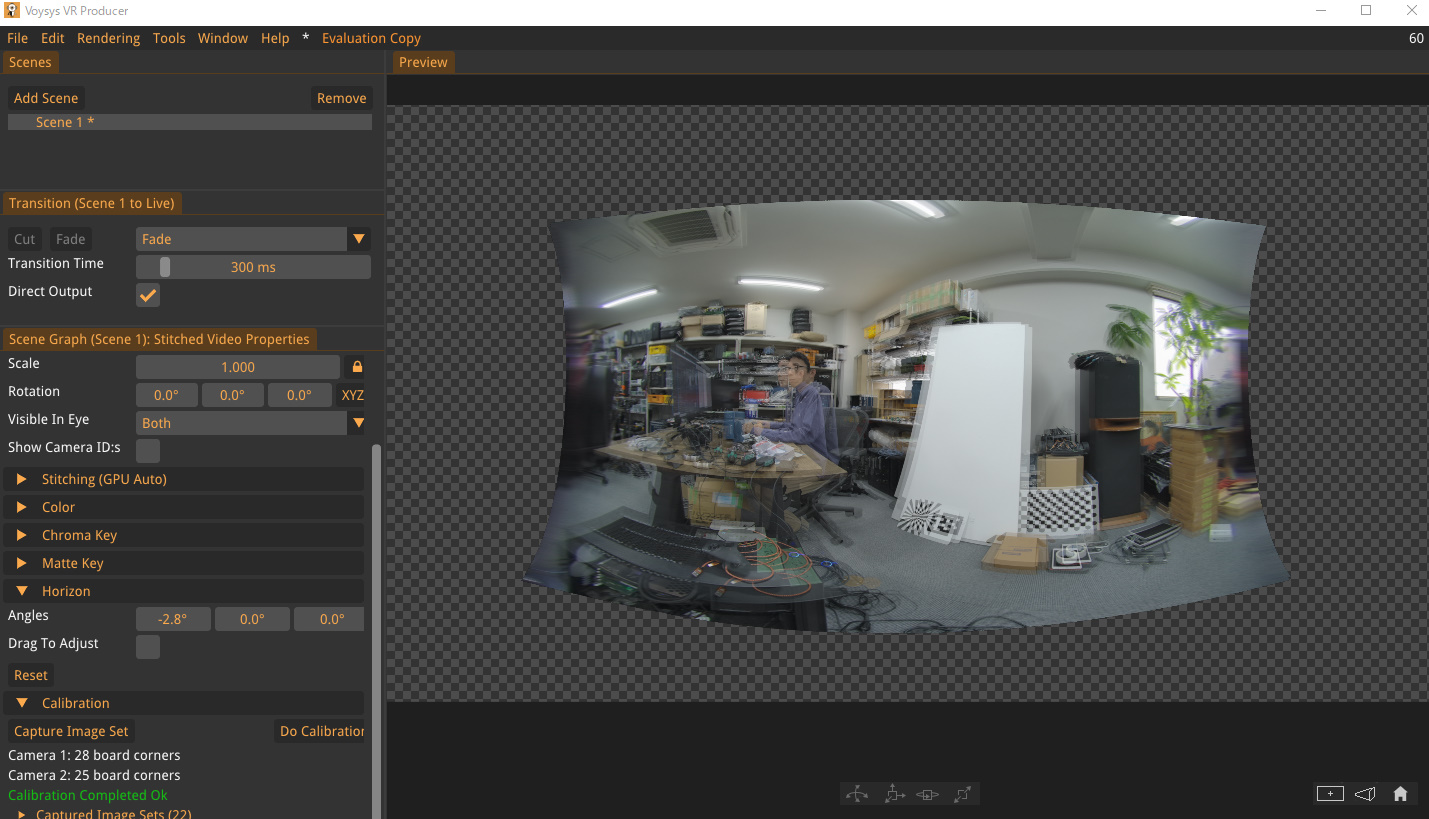 VOYSYSで2023年最新の8K3DVR180°ライブ配信（CG背景、CGエフェクト、クロマキー合成など）を実現：放送品質を実現する多機能なVRライブ配信ソフトウェアVoysys VR ...